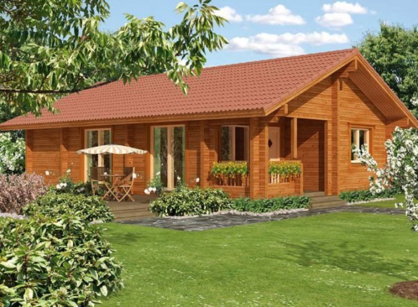 Wooden House | Log Cabin | Timber house | Free Plan Design | Log Home