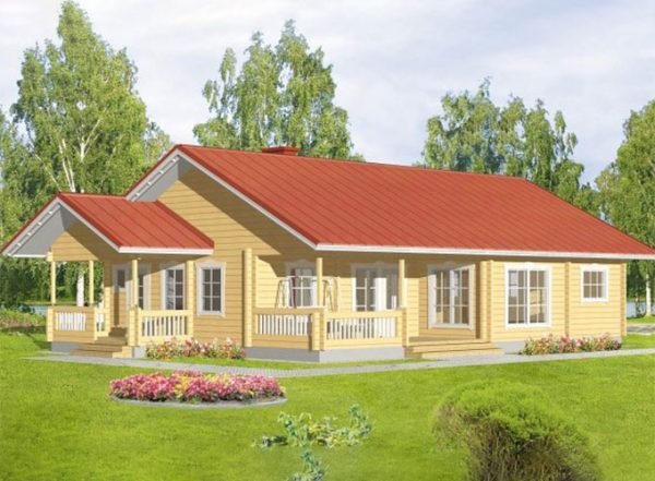 One Floor Wooden House for Small Home, Chalets, and Resorts