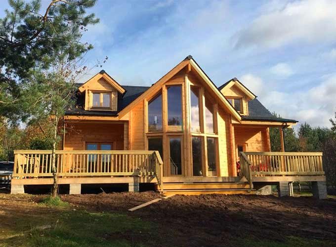 Prefab wooden modular homes IG-2-063 - Wooden house manufacturer from China